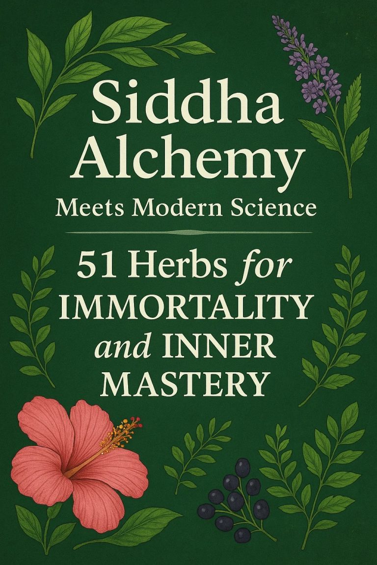 Siddha Alchemy Meets Modern Science: 51 Herbs for Immortality and Inner ...
